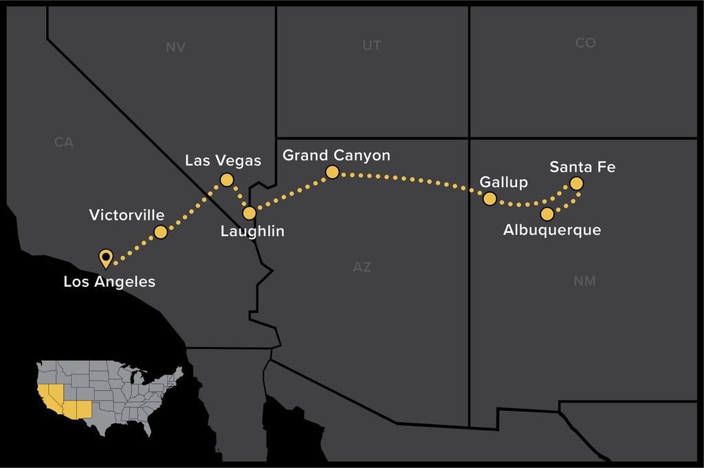 Route 66 Motorcycle Tour - Albuquerque to Los Angeles | Guided ...