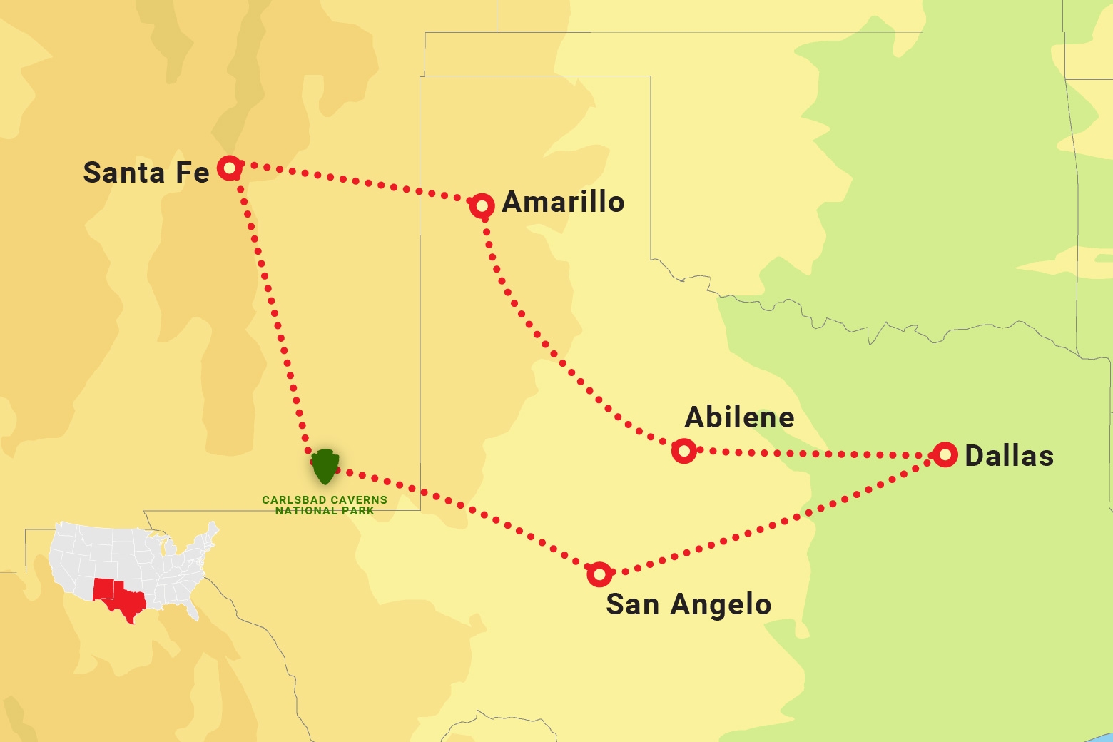 Texas Motorcycle Tour | Self-Guided Motorcycle Tour