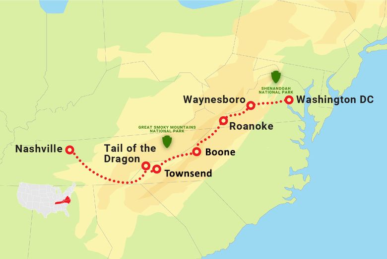 Blue Ridge Blues and BBQ - Motorcycle Tour - Nashville to D.C. | Guided ...