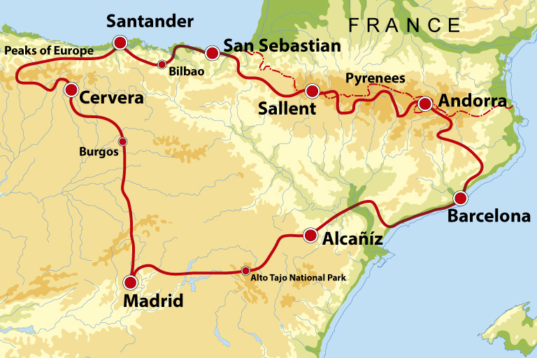 Spain Road & Mountains | Self-Guided Motorcycle Tour