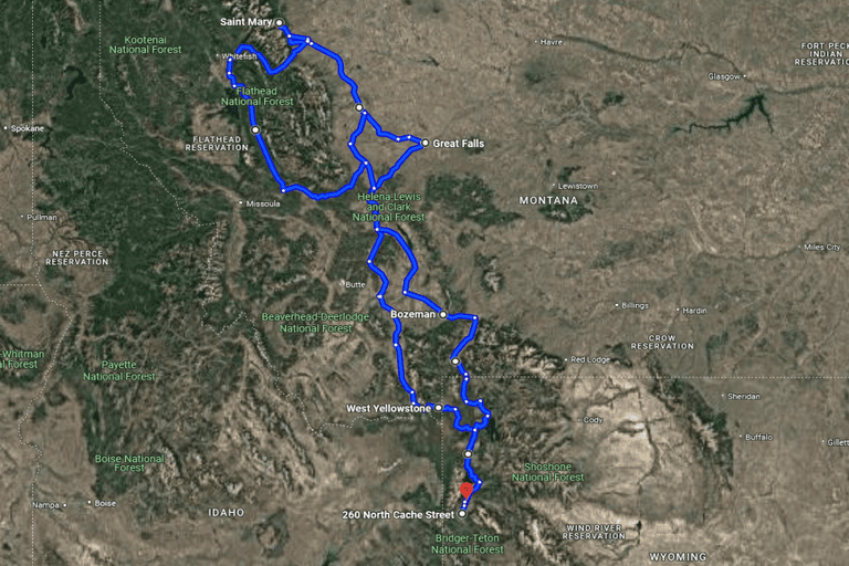 Glacier National Park Motorcycle Tour | Self-Guided Motorcycle Tour